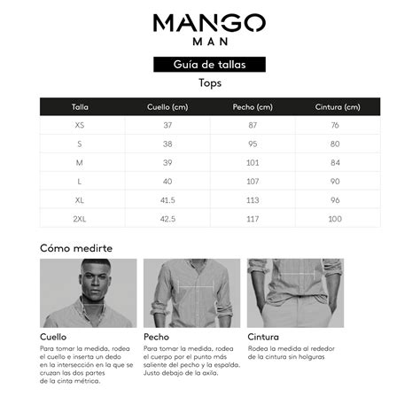 Tallas Mango Man Tops