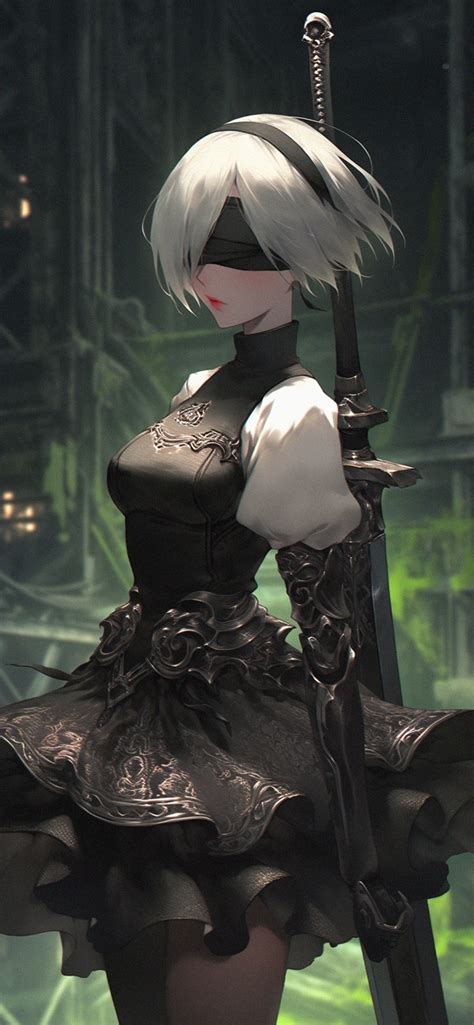 2b Nier Automata Haunted Wallpapers Dark Anime Wallpapers 4K