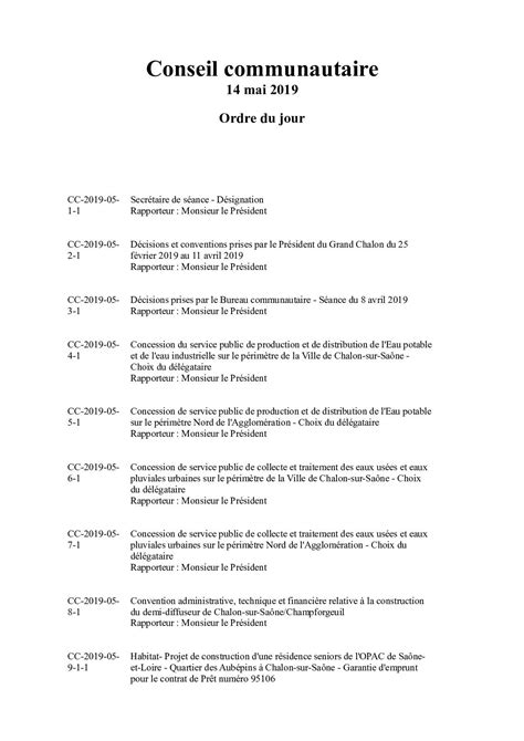 Calaméo Recueil Des Délibérations du Conseil Communautaire Du 14 Mai 2019