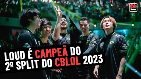 LOUD É TRICAMPEÃ DO CBLOL Grande Final do CBLOL 2023 paiN x LOUD
