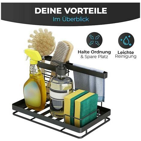 Porte Eponge Evier Cuisine Rangement Vier Cuisine Support Brosse