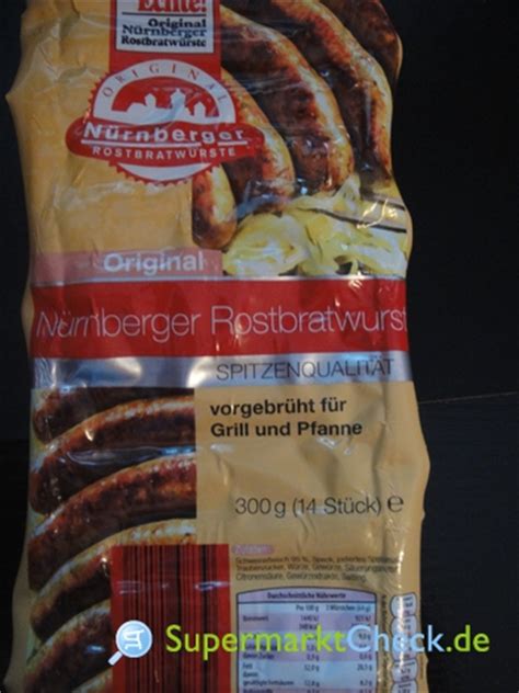 Schlütters Echte Original Nürnberger Rostbratwurst Preis Angebote