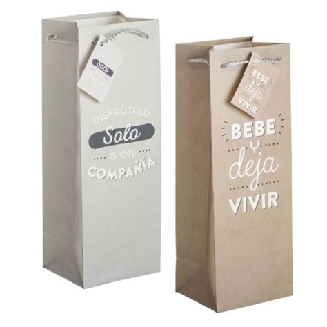 Bolsas De Regalo Vino Bolsa Craft Para Vino Vinos Regalo Origina