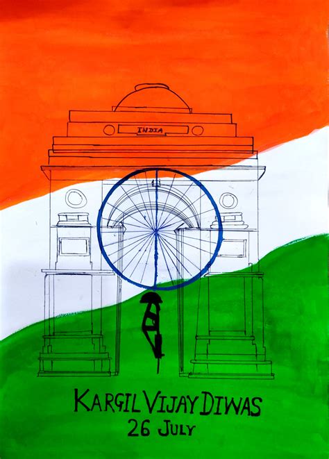 Kargil Vijay Diwas Poster India Ncc