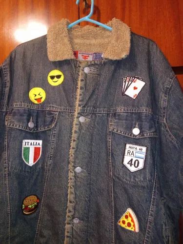 Busca Campera De Jean Kosiuko Con Flores Bordadas Talle S M A La Venta