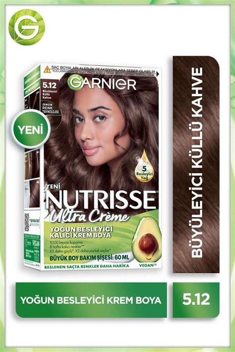 Garnier Nutrisse Yoğun Besleyici Kalıcı Krem Saç Boyası 5 12 Büyüleyici