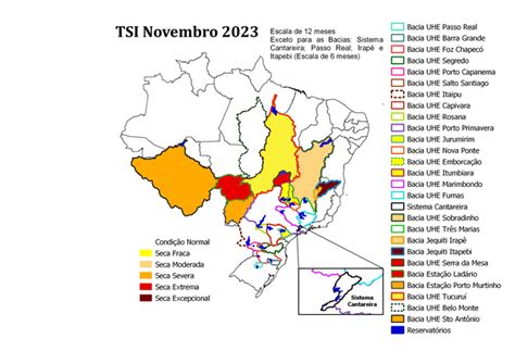 MONITORAMENTO DE SECAS E IMPACTOS NO BRASIL NOVEMBRO 2023 Centro