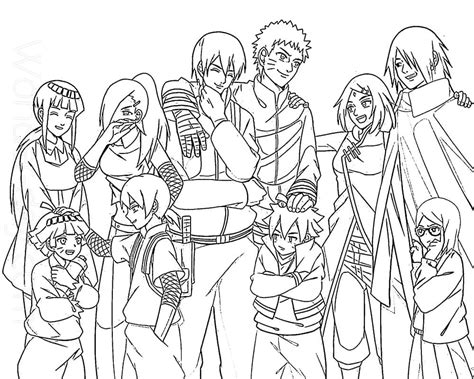 Coloriage Boruto Imprimer Sur Coloriageenfant