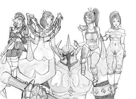 Ashe Akali Morgana Nidalee And Mordekaiser League Of Hentai