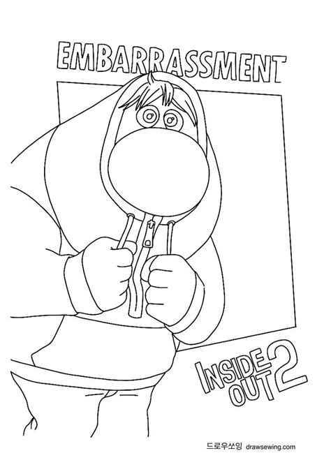 인사이드아웃 색칠도안 전체 모음 PDF 25장 드로우 쏘잉 in 2024 Inside out coloring