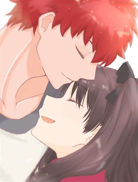 Tohsaka Rin And Emiya Shirou Fate And 1 More Drawn By Toutou Fufu0o