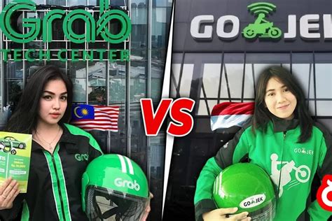 Duel Layanan Transportasi Online Gojek Vs Grab Mana Yang Lebih Banyak