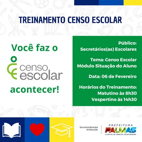 Semed realiza treinamento do Censo Escolar Módulo Situação do Aluno