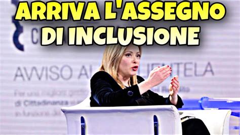 Addio Reddito Di Cittadinanza Arriva Lassegno Di Inclusione Chi Ne