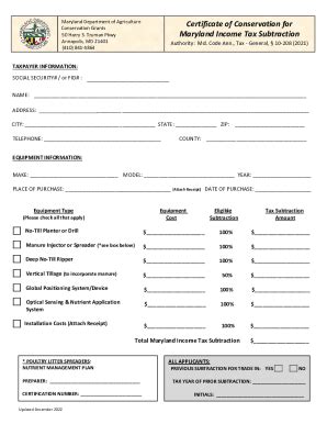 Fillable Online Mda State Md Department Of Agriculture Maryland State