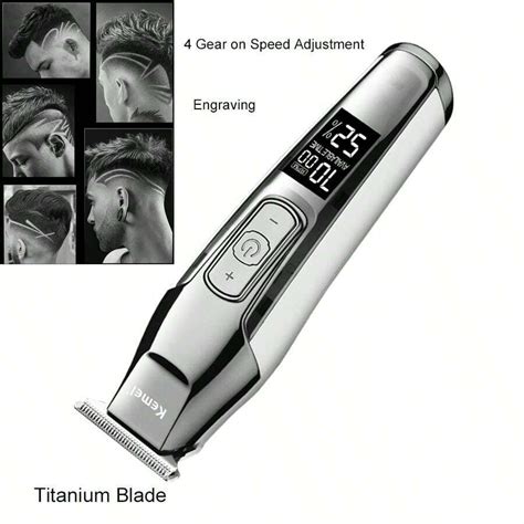Kemei Kemei KM 5027 Cortapelo Profesional 0mm Clipper Para Esculpir Con