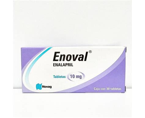 Medicina Enoval Enalapril Mg X Tab Novag Sihay