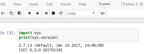 Check Python Version Jupyter Notebook This Is The Operating System Command Youd Use To Check