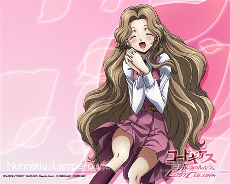 Blonde Hair Blush Code Geass Long Hair Nunnally Lamperouge Pink