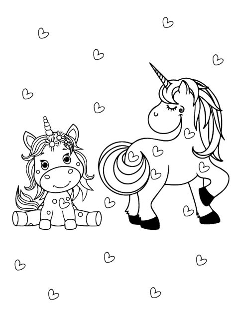 Mandala Unicorn Valentines Coloring Page Free Printable Coloring