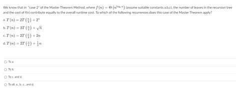 solved we know that in case 2 of the master theorem
