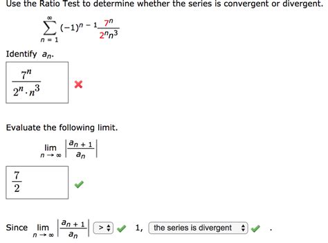 Use The Ratio Test To Determine If The Series Converges