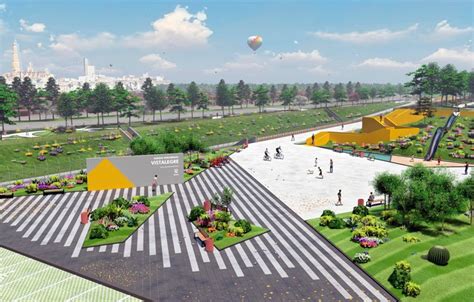 El nuevo parque de Vistalegre tendrá un lago artificial un tobogán