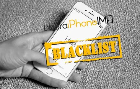 Qué es la lista negra de un iPhone Haras Dadinco