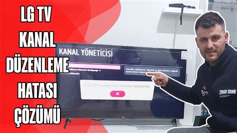 LG TV Kanal Taşıma Sorunu Nasıl Giderilir 1 930 Aralığındaki Kanallar