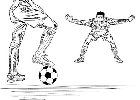 Dibujos De Caricaturas Futbolistas Para Colorear Vsun