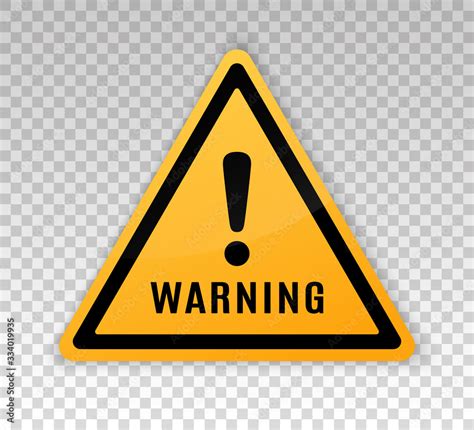 Warning Caution Board To Attract Attention Triangle Frame Alert Icon