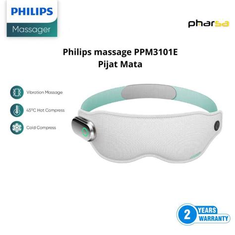 Jual Pharsa Philips Massage Ppm3101e Eyes Massager Pijat Desain