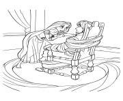 Coloriage Mandala Disney Princesse Raiponce Et Pascal Le Camaleon