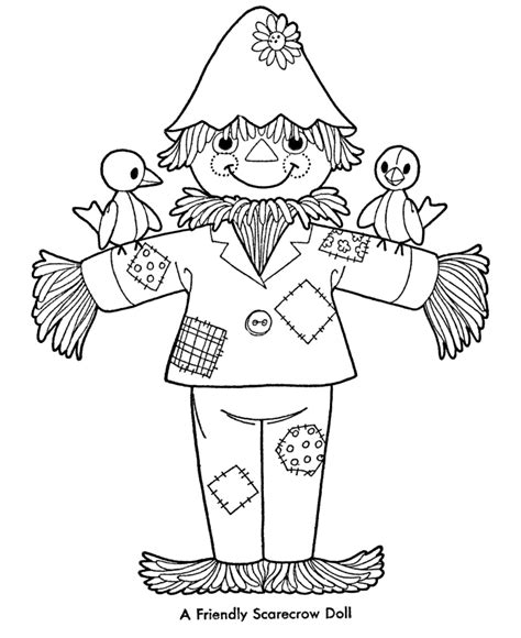 Desenhos De Espantalho Para Colorir