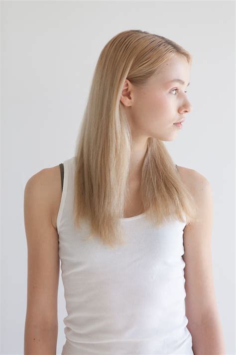 Emma Van Engelen 6 Ponytail Flat Chested AMS Model Polaroids Model