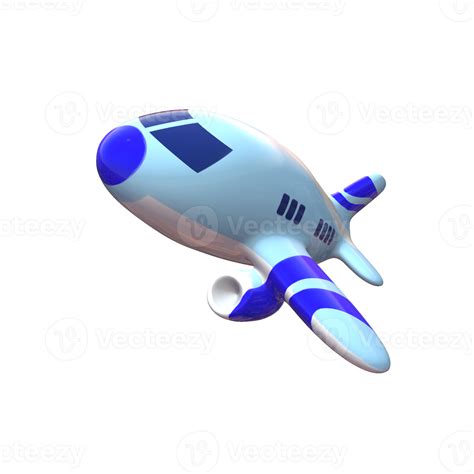 Flygplan Tecknad Serie Png 3d Modell 10996721 PNG