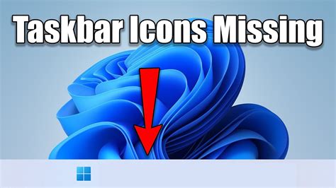 How To Fix Taskbar Icons Missing On Windows 11 YouTube