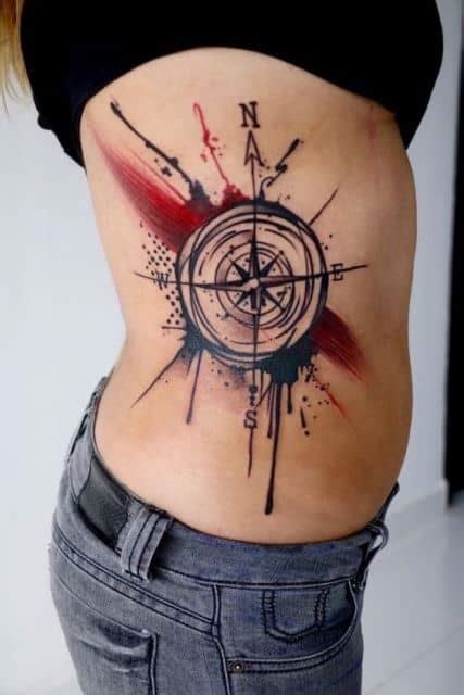 Tatuagem de Bússola O que Significa Dicas Mais de 60 Inspirações