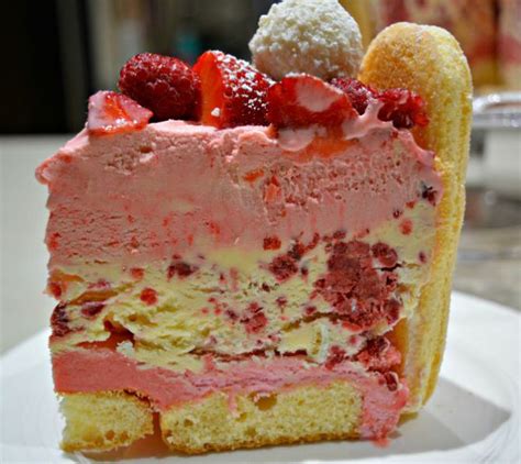 Vanilla And Raspberry Ice Cream Cake Recipe Mum S Lounge