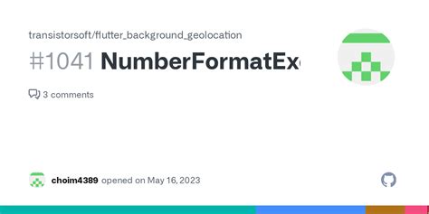 NumberFormatException Issue 1041 Transistorsoft Flutter Background