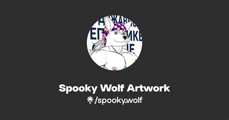 Spooky Wolf Artwork Twitter Instagram Facebook Linktree
