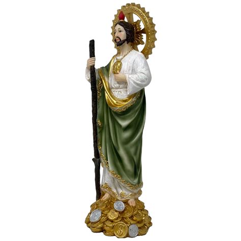 San Judas Tadeo Moneda 15 Inch Resin Statue Finely Made 5331 New EBay