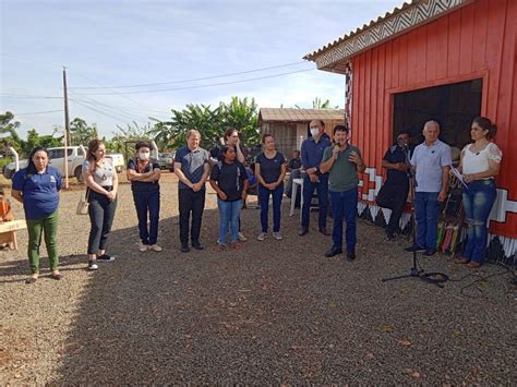 Unochapecó marca presença na inauguração da Casa do Artesão Indígena