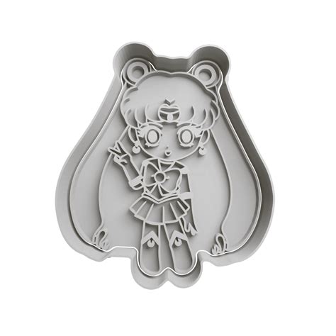 Sailor Moon Cookie Cutter Stl Cookie Cutter Stl Store Design Optimized