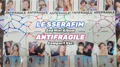 Unboxing LE SSERAFIM 2nd Mini Album ANTIFRAGILE All Members