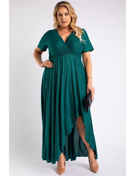 Wieczorowa długa sukienka LAPRIM Zarana plus size na wesele Rozmiar 42