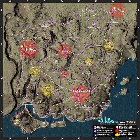 PUBG Best Loot And Spawn Locations Vehicles Boats Callouts