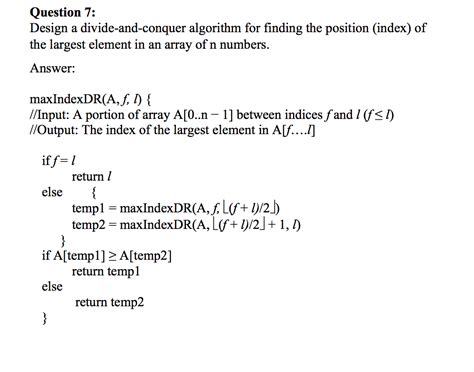 solved using divide and conquer strategy to find the sum of