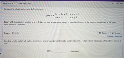 solved consider the following piecewise defined function