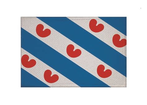 Flaggenparadies Aufnäher Patch Friesland Niederlande Aufbügler Fahne
